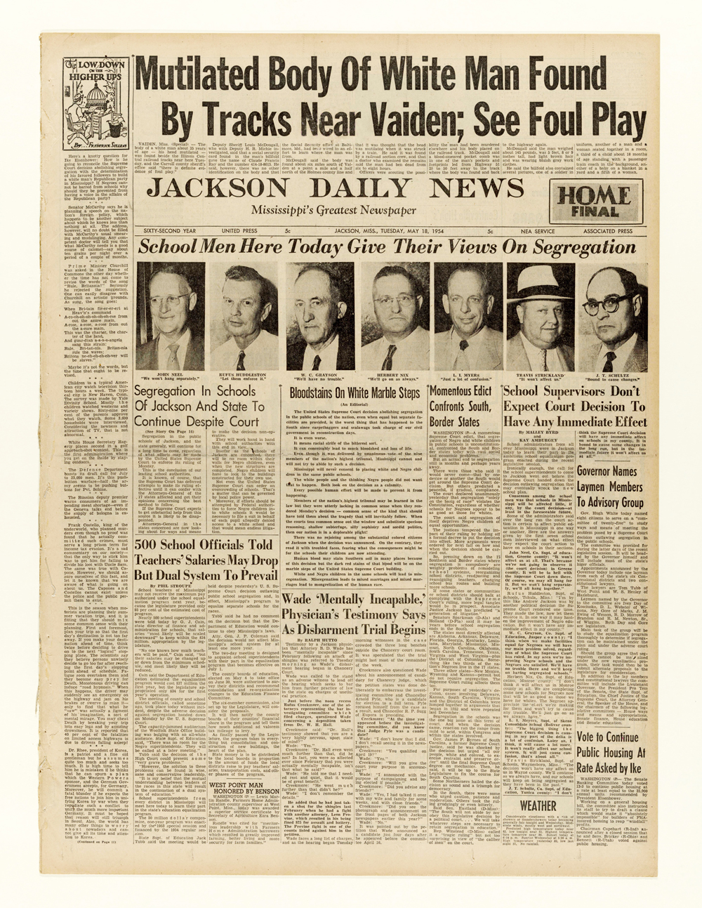 Newseum | Today's Front Page Maps